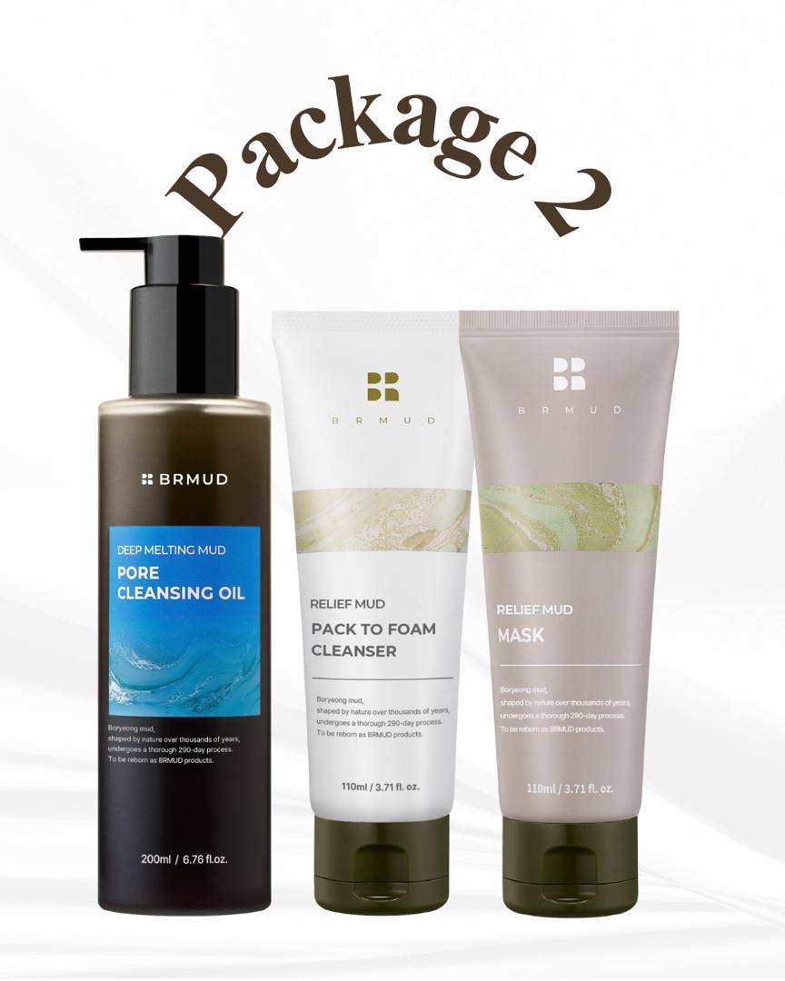 Y P2 Pore Cleansing Oil 200ml & Pack To Form Cleanser 110ml & Mask 110 ...